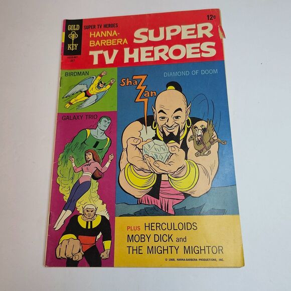Toys | Gold Key Hannabarbera Super Tv Heroes 2 Birdmangalaxy Trioshazan ...